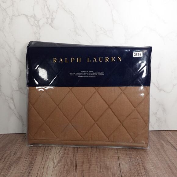 Ralph Lauren | Bedding | New Ralph Lauren Cromwell Quilted Euro Sham ...